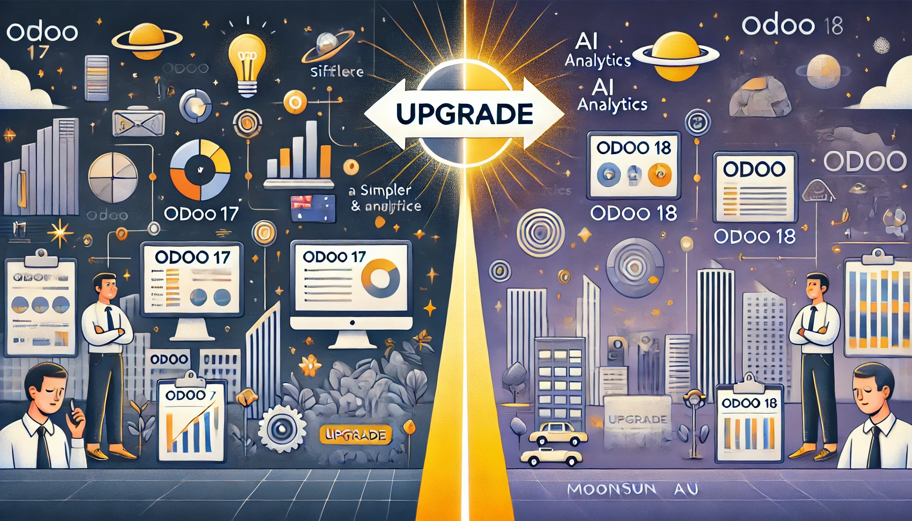 What is the Difference Between Odoo 17 and 18? | MoonSun